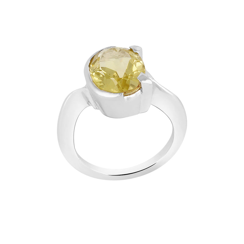 Lemon Topaz Ring in Sterling Silver – jugnie.com
